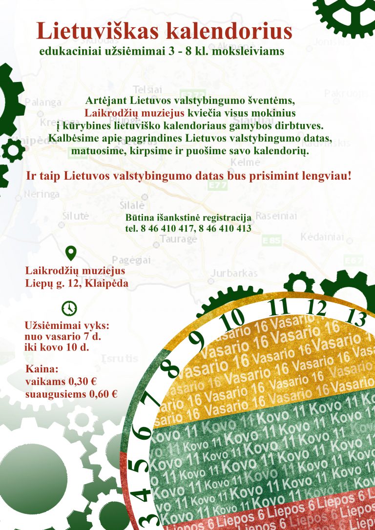 Edukacinė programa „Lietuviškas kalendorius“ | Lietuvos nacionalinis ...